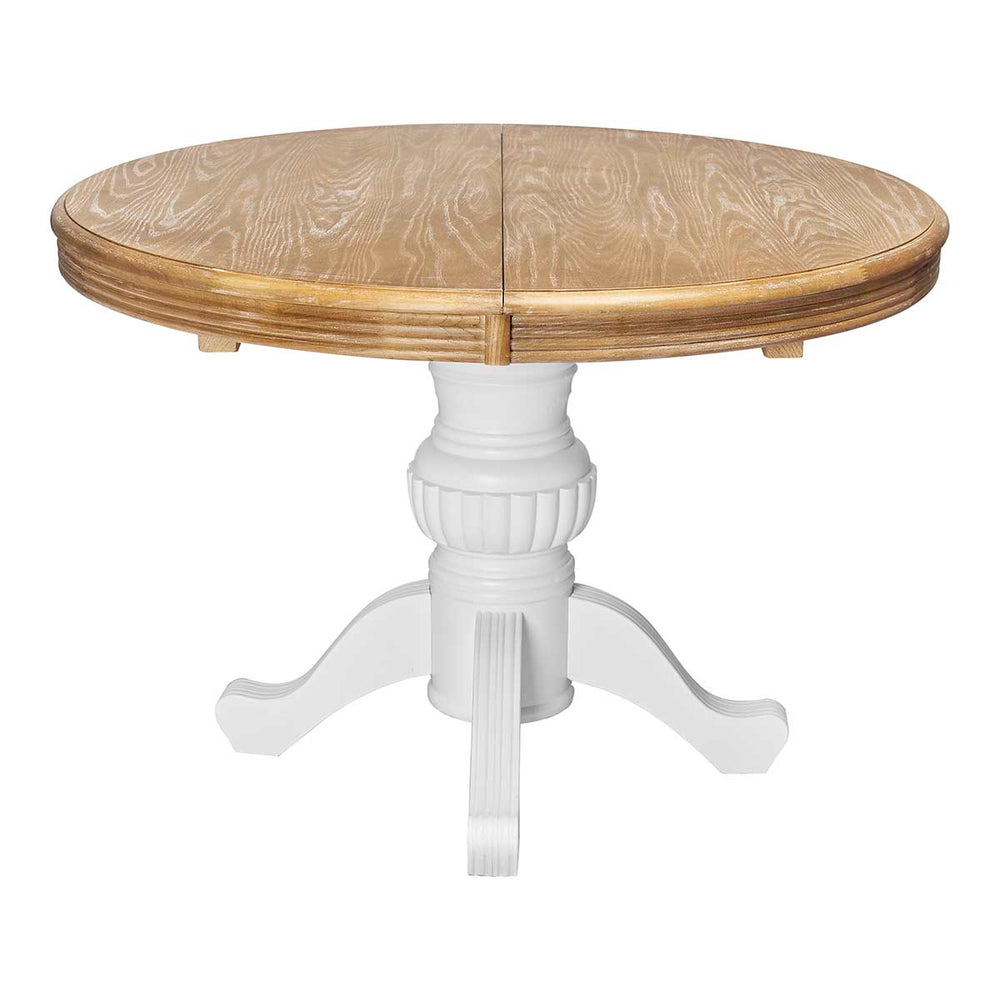 Mesa comedor redonda y extensible madera 120/180 cms Sharen - Comprar Mesa comedor